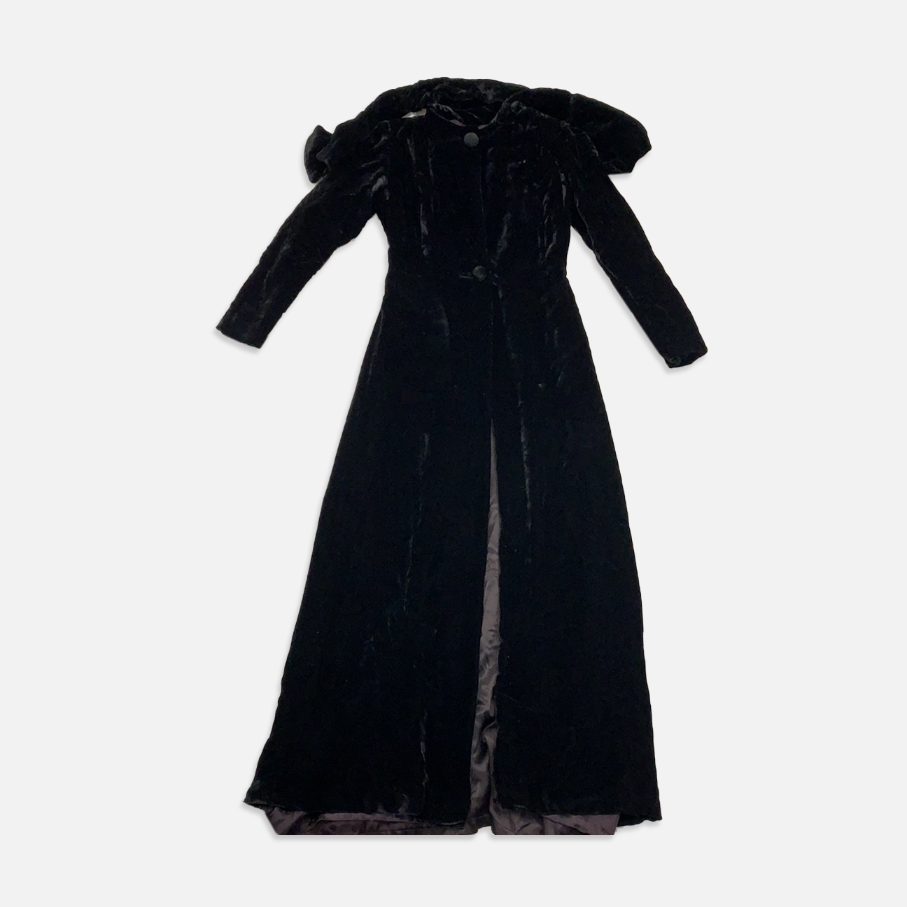 Vintage Black Velvet Dress The Era Nyc