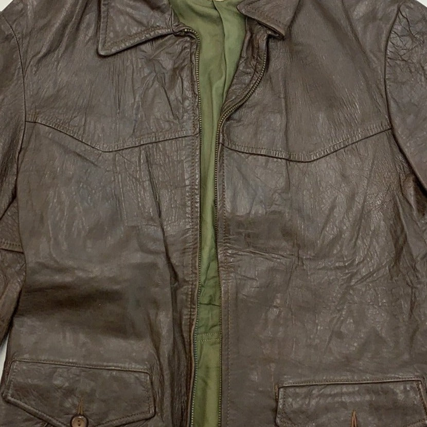 Vintage singer leather clothing co jacket – The Era NYC
